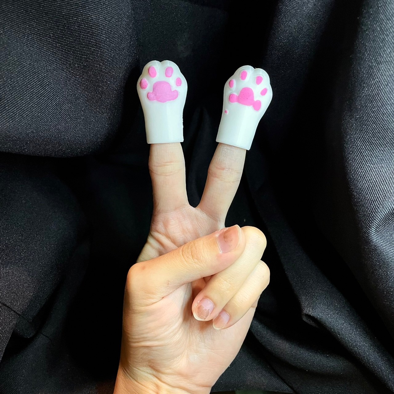 Finger Cat Paw Say Hey! by Ning | Download free STL model | Printables.com