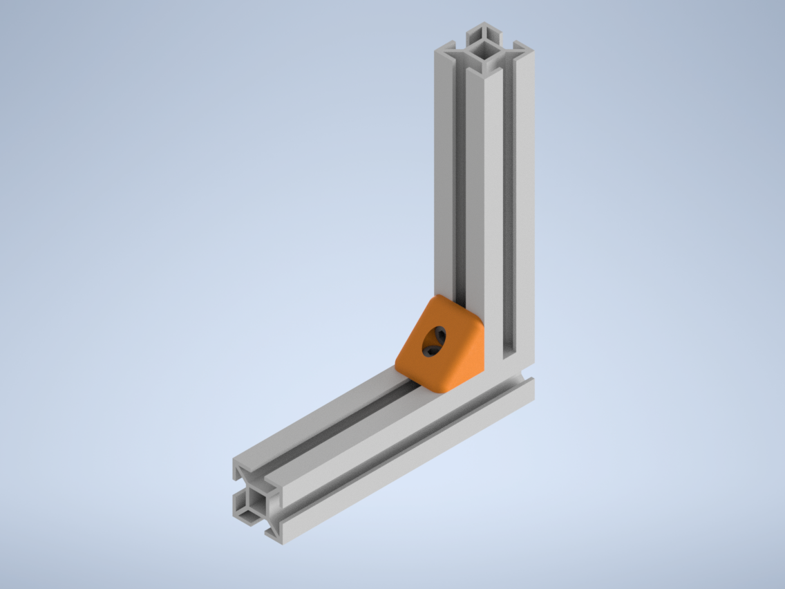Angle for aluminium profiles by Adam | Download free STL model ...
