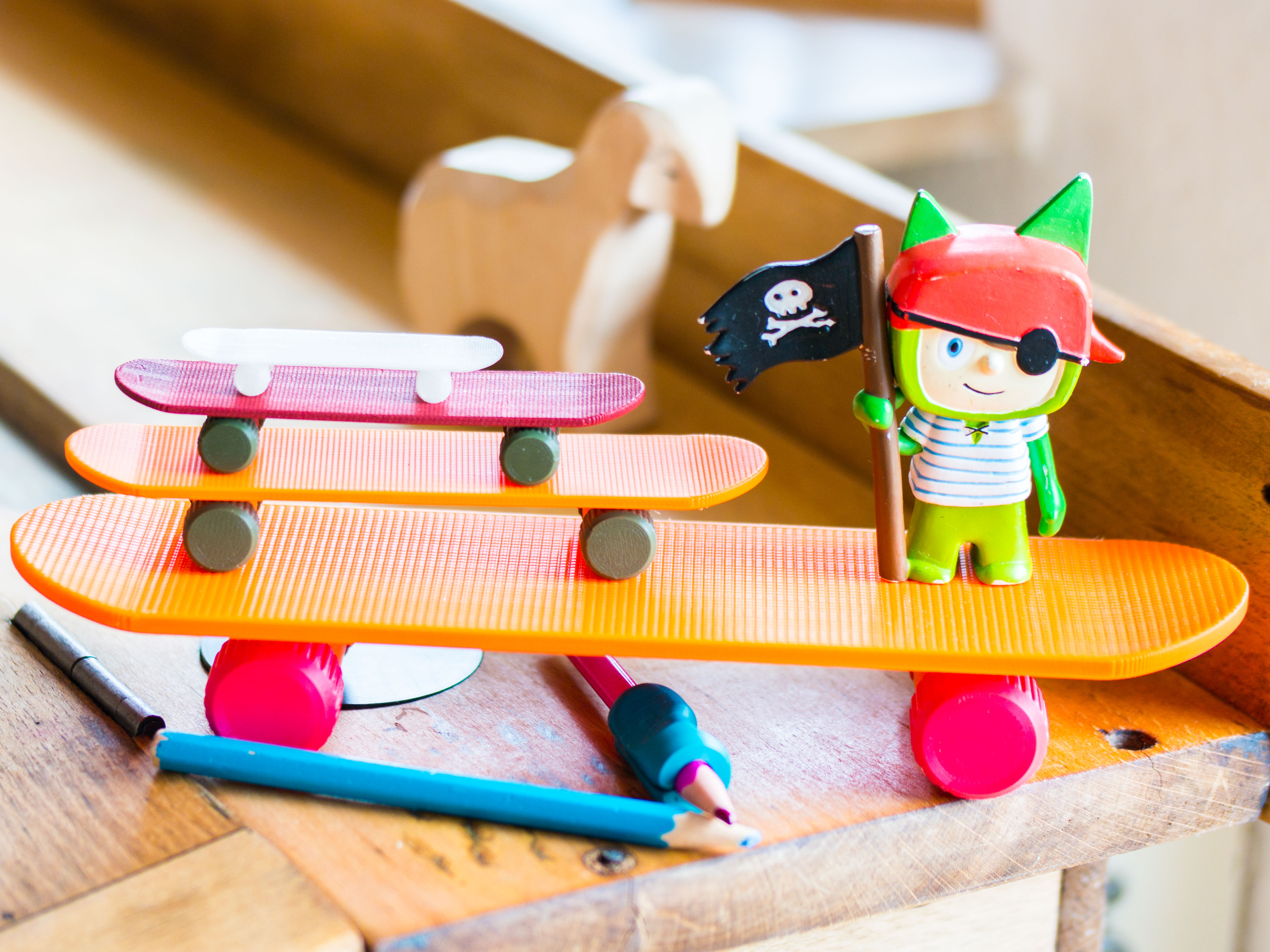 Robust Finger Skateboard V2 - Durable, Rollable, Fully printable ...