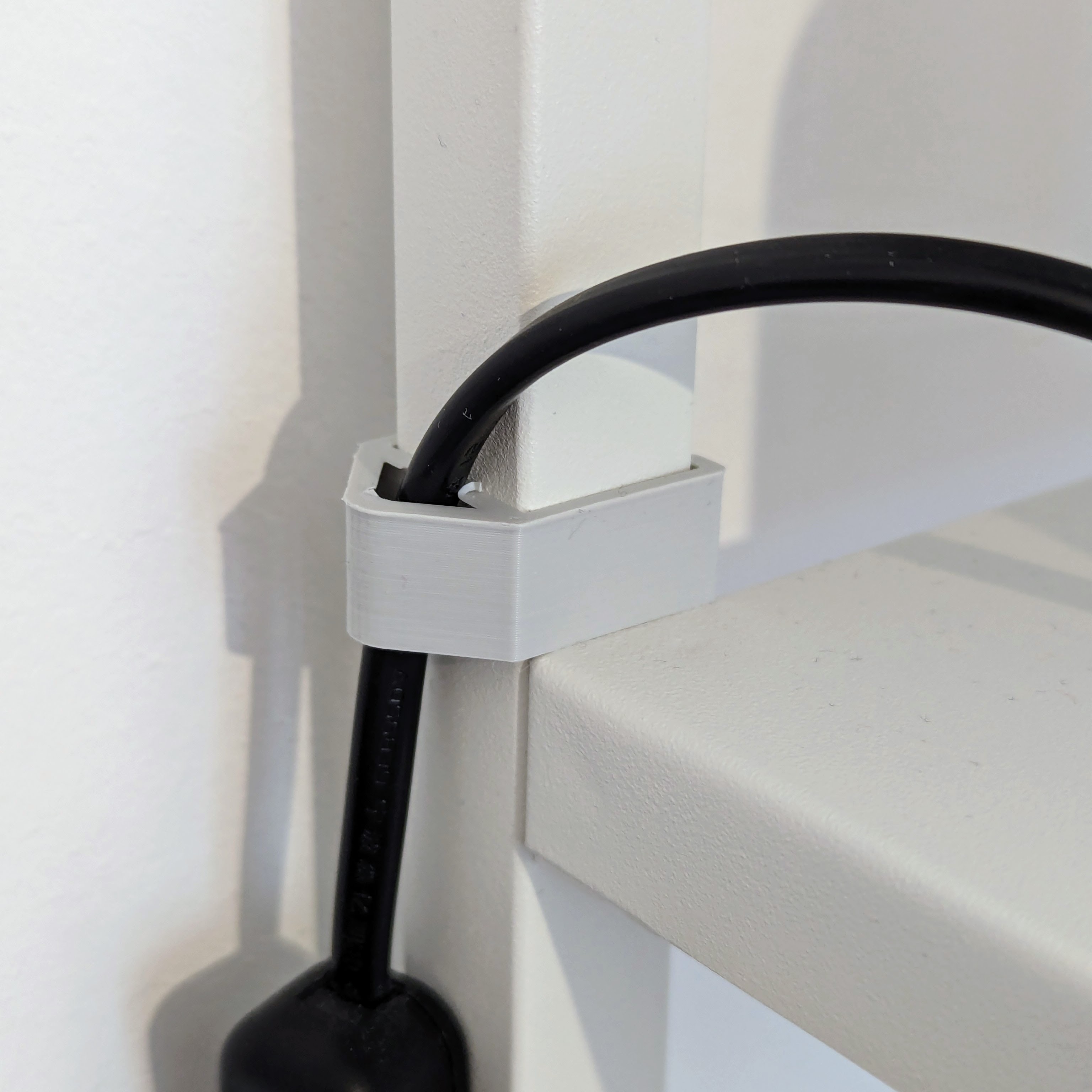 Cable clip for Ikea Platsa by jmattdb | Download free STL model ...