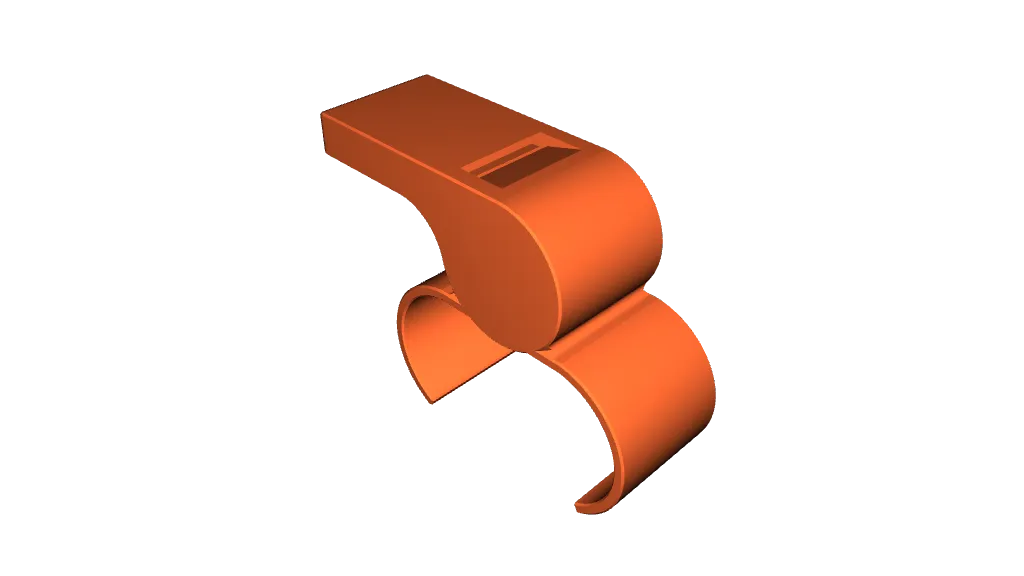 Finger Whistle by philventure | Download free STL model | Printables.com