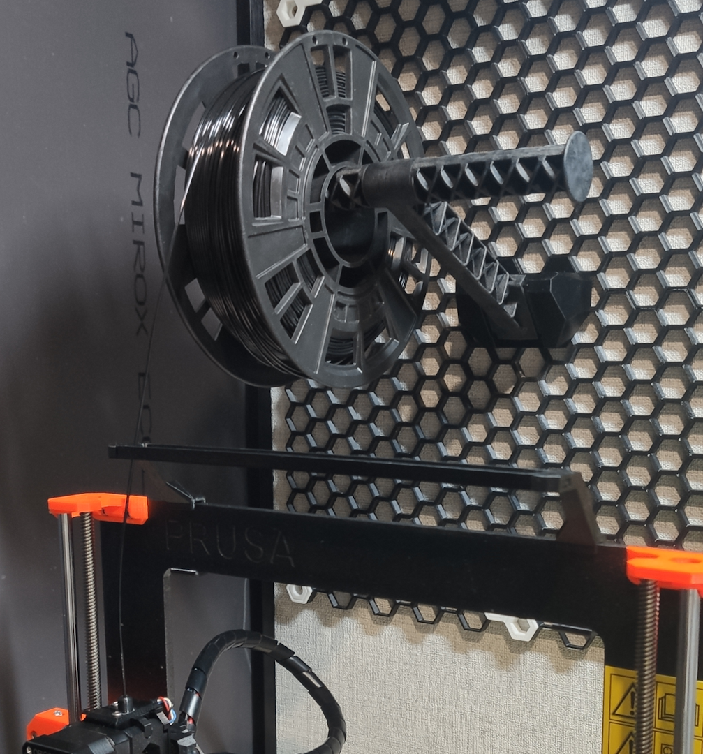 HSW Prusa Spool Holder Wall Mount Bracket by ddded | Download free STL ...