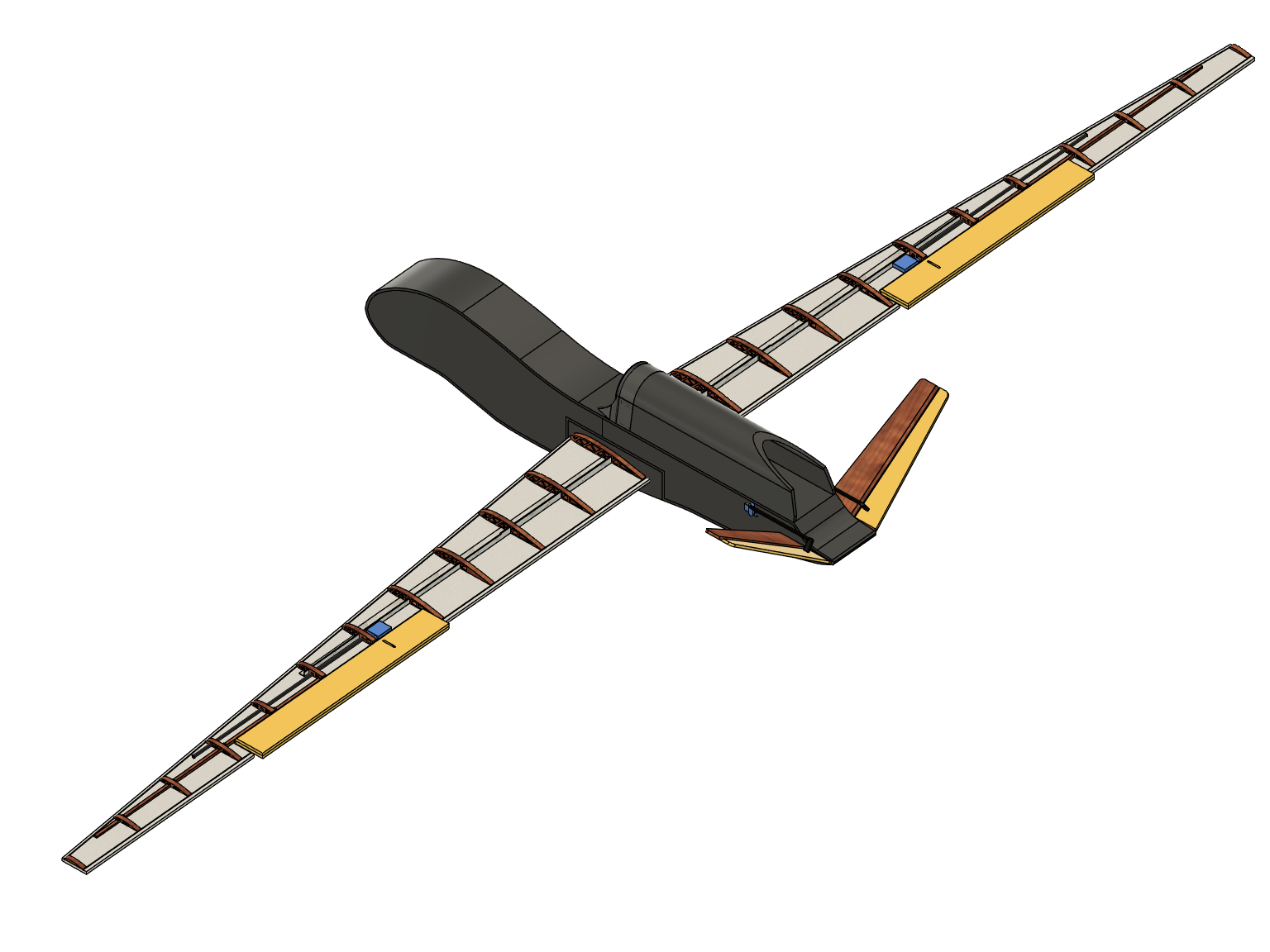 RC RQ-4B Global Hawk Model by Basement Creations | Download free STL ...