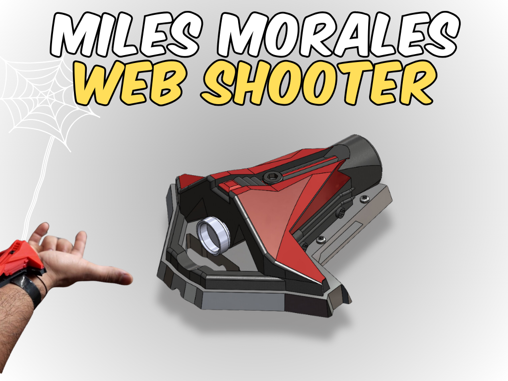 Web Shooter - Miles Morales by Carlos 3D | Download free STL model ...