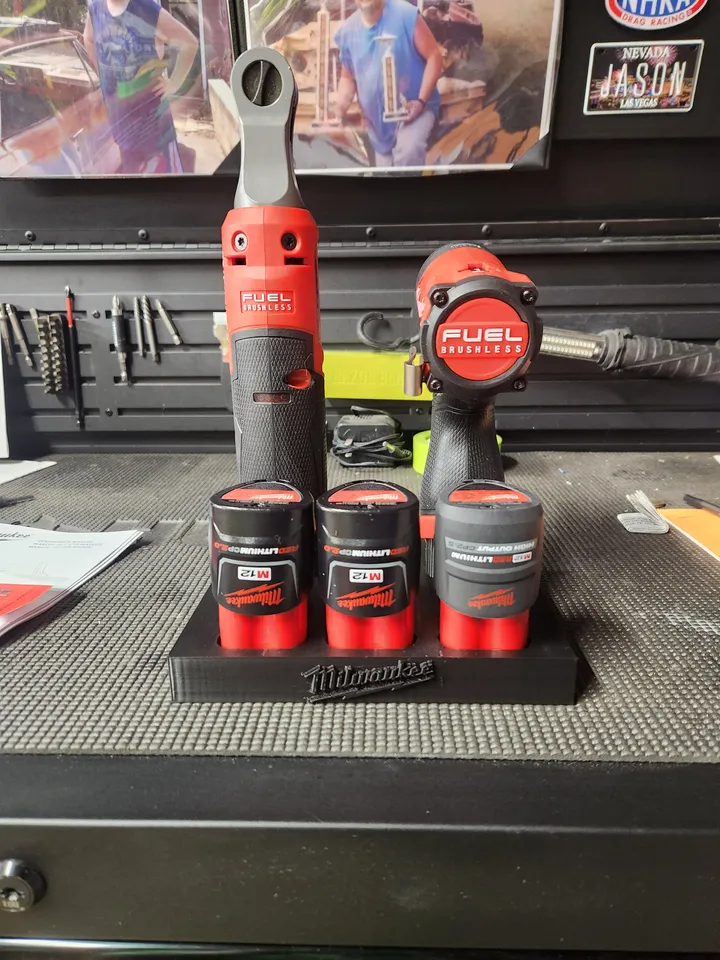Milwaukee M12 Tool Holder by jasondilts | Download free STL model ...