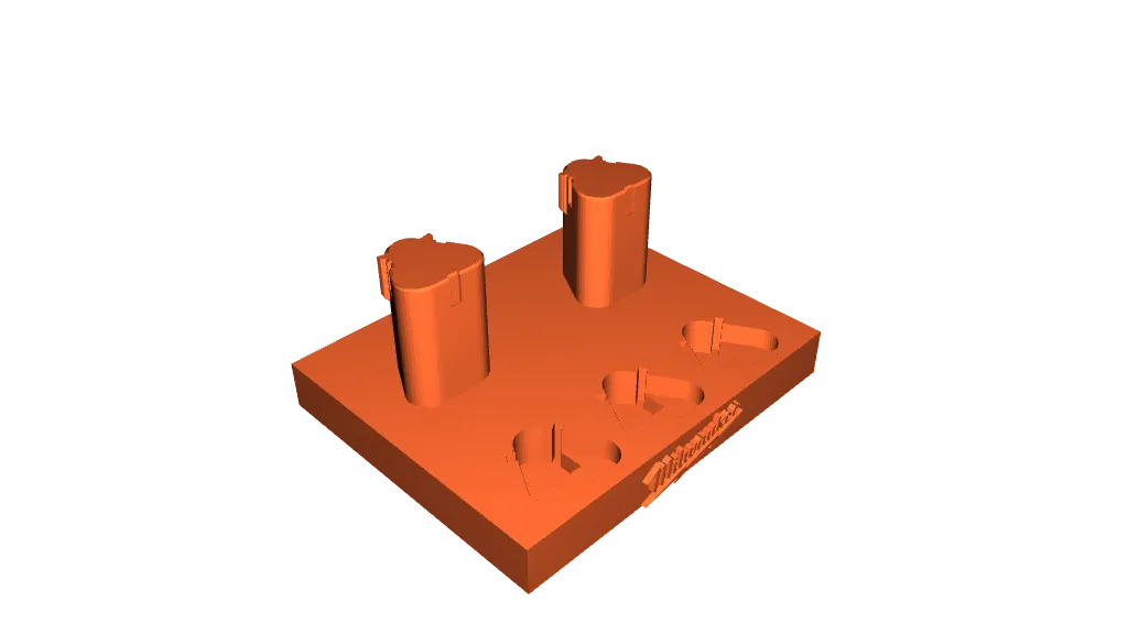 Milwaukee M12 Tool Holder by jasondilts | Download free STL model ...