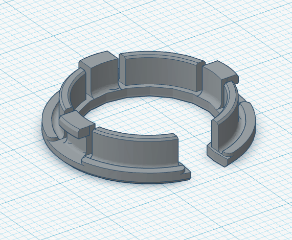 1/2in Grommet with slit (Electrical box) by LTB3D | Download free STL ...