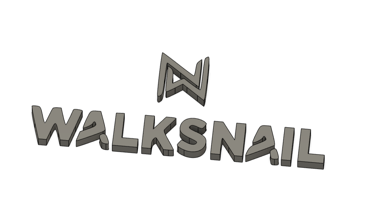Logo Walksnail (FPV) by Brounch | Download free STL model | Printables.com
