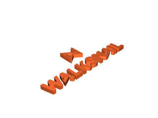 Logo Walksnail (FPV) by Brounch | Download free STL model | Printables.com