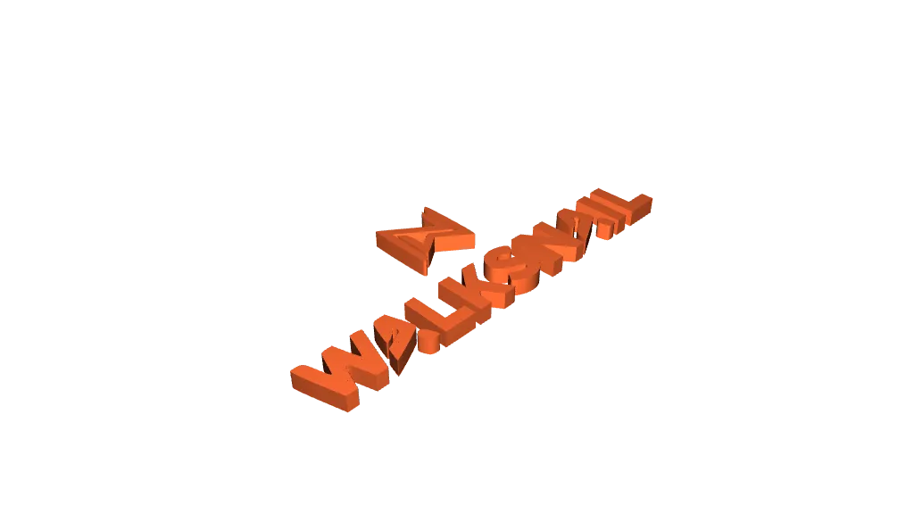 Logo Walksnail (FPV) by Brounch | Download free STL model | Printables.com