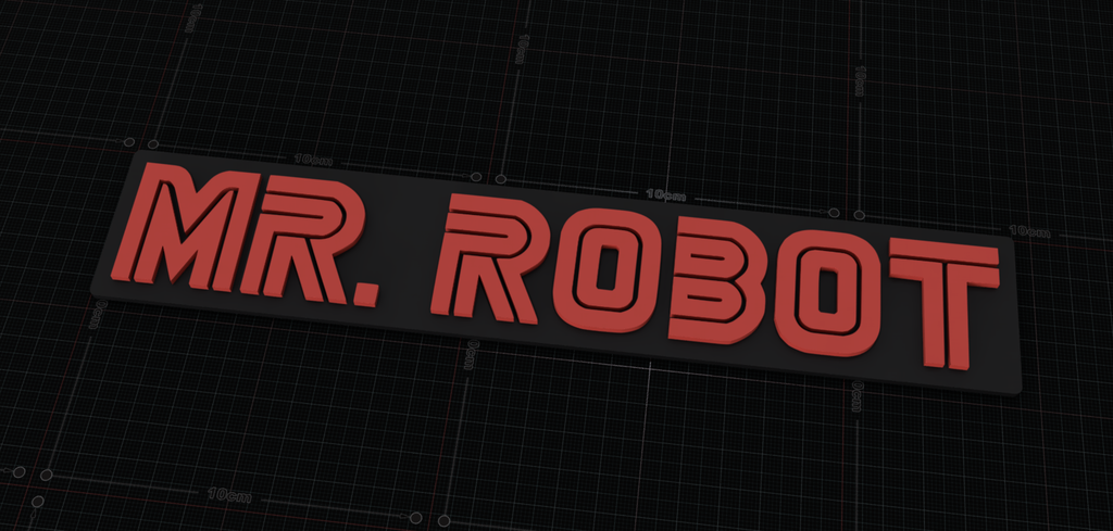 Mr. Robot Sign by ntalekt | Download free STL model | Printables.com