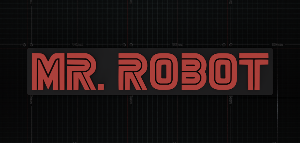 Mr. Robot Sign by ntalekt | Download free STL model | Printables.com