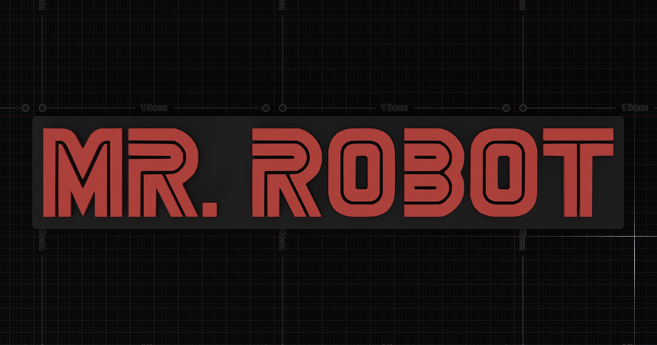 Mr. Robot Sign by ntalekt | Download free STL model | Printables.com