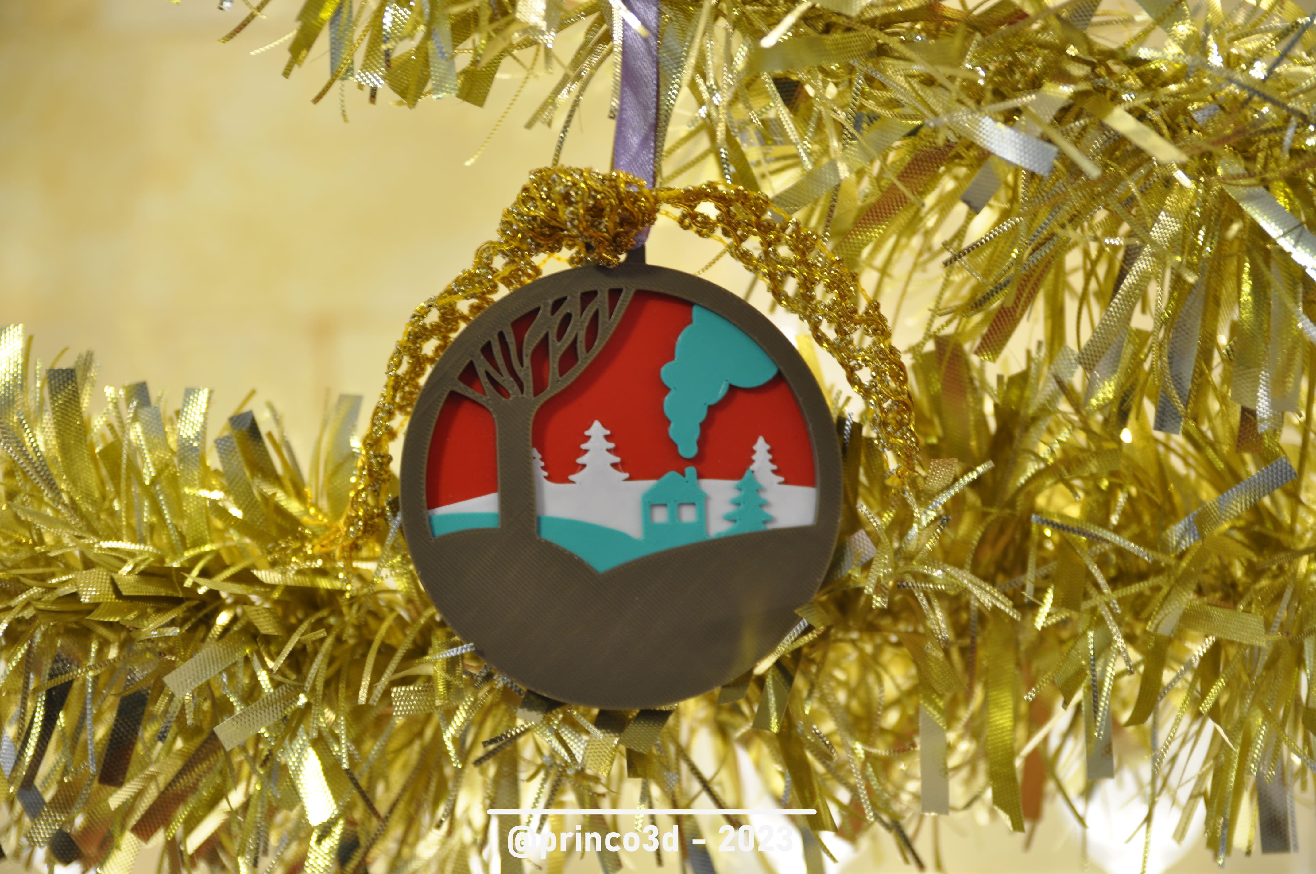 Adorno Colgante Navidad by PrinCo 3D | Download free STL model ...