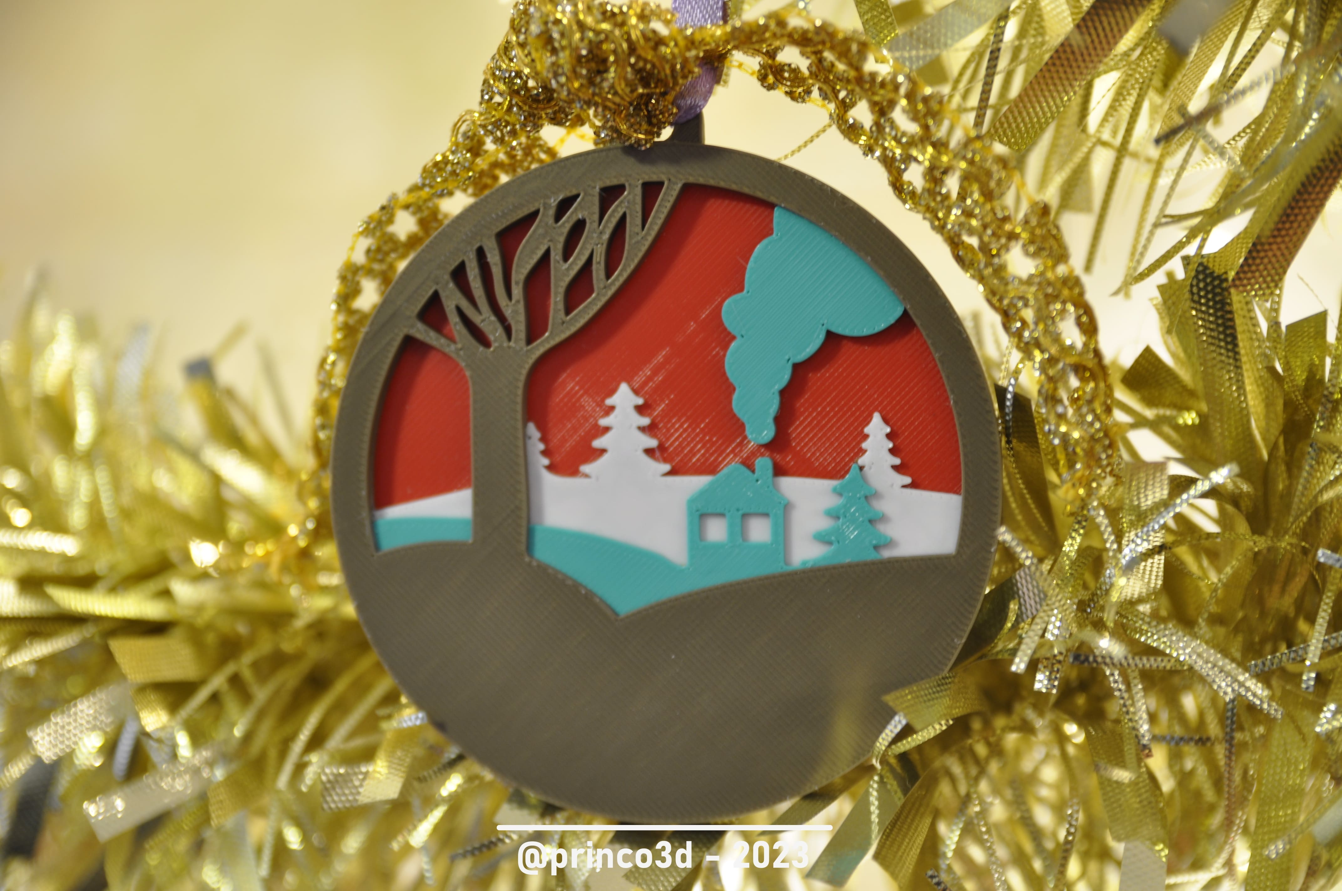 Adorno Colgante Navidad by PrinCo 3D | Download free STL model ...