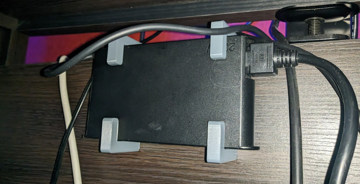 Lenovo 230W adapter desk mount bracket by S0und | Download free STL ...