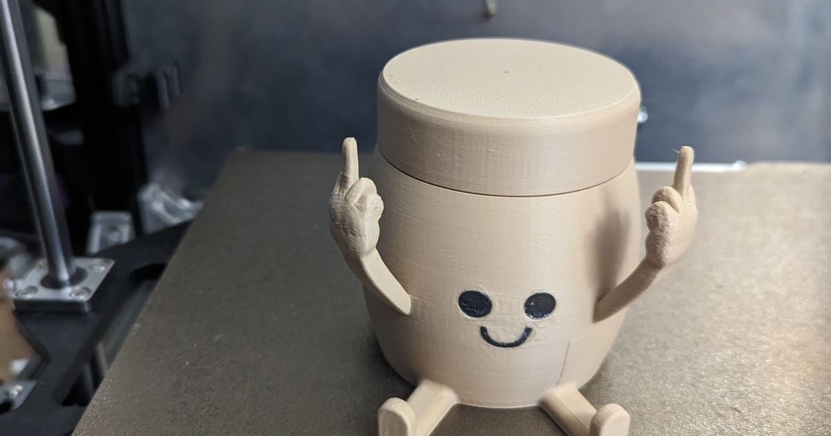Lid for Middle Finger Happy Pot by Drekentai HieloRey | Download free ...
