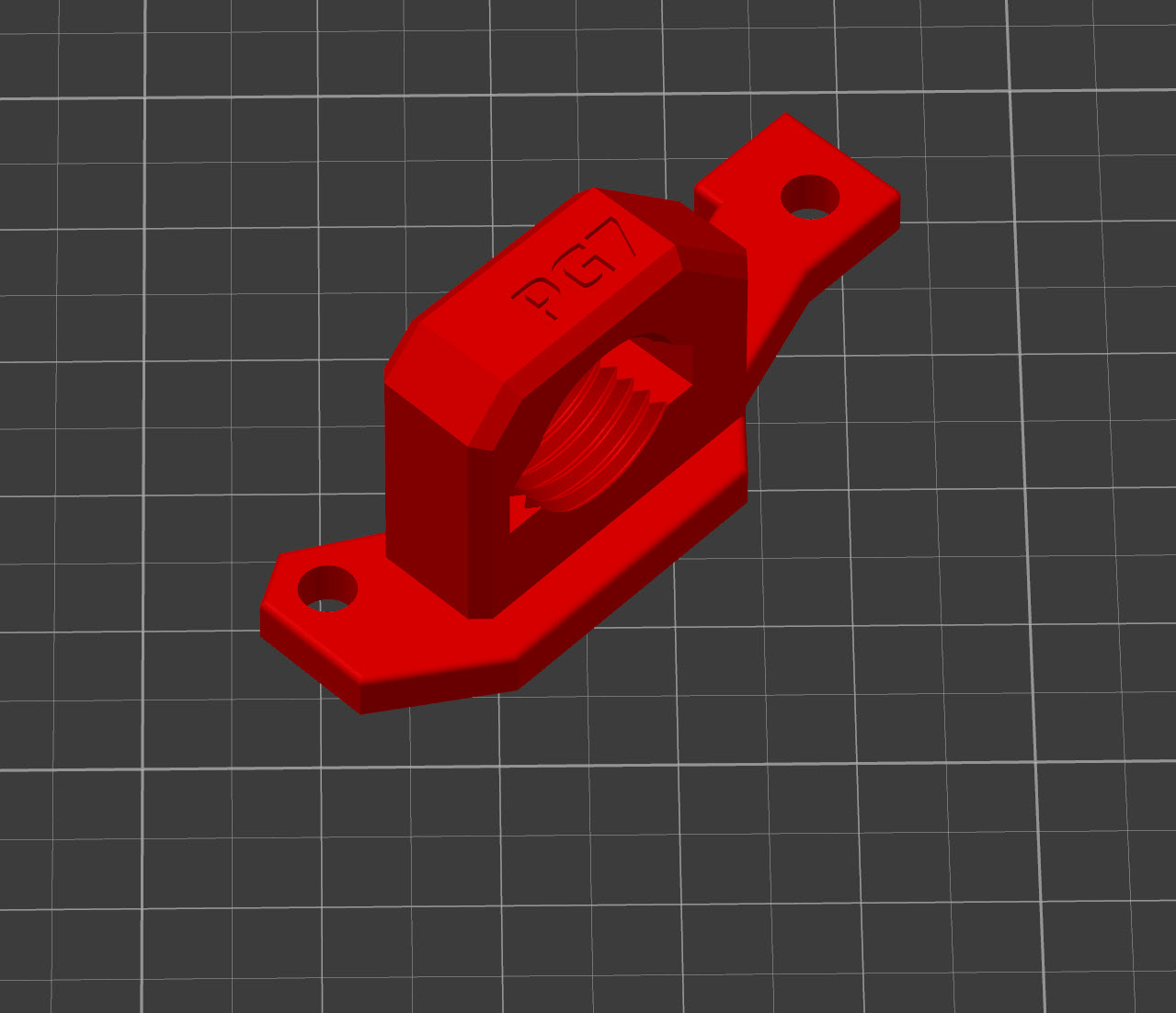 Westys PG7 (Hartk mod) Galeleo 2 Umbilical support bracket- rotated 90 ...