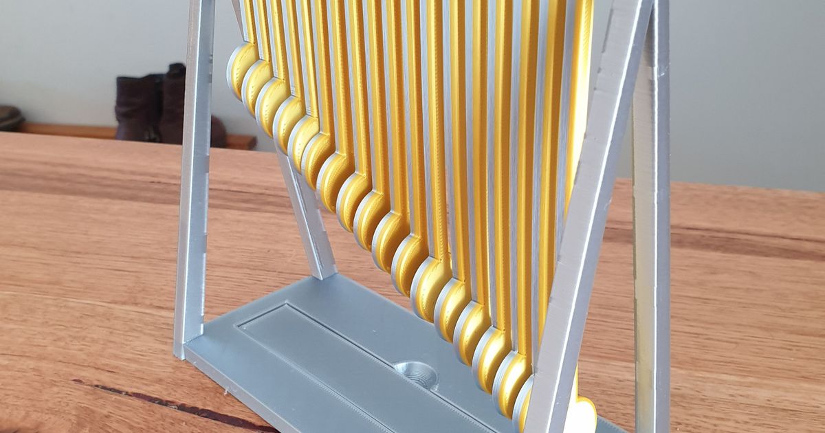 Pendulum Wave autorstwa 3DPrintBunny | Pobierz darmowy model STL ...