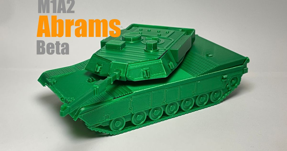 M1A2 Abrams Kit Card Beta por PhabulousPhantom | Tienda de Printables