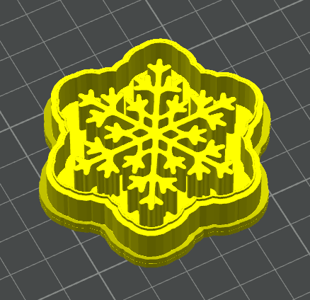 Snowflake 3 - Cookie cutter by Printesion | Download free STL model ...