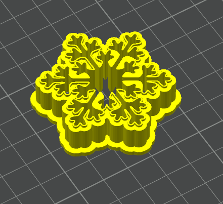 Snowflake 3 - Cookie cutter by Printesion | Download free STL model ...