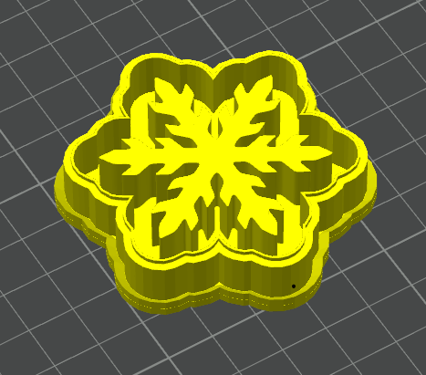 Snowflake 4 - Cookie cutter by Printesion | Download free STL model ...