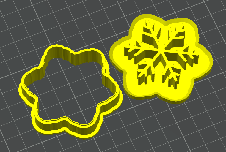 Snowflake 6 - Cookie cutter by Printesion | Download free STL model ...