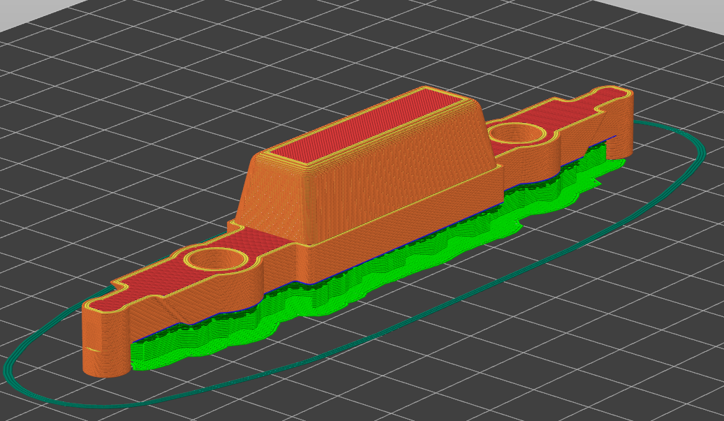 Button for folding bag handle by DP | Download free STL model ...