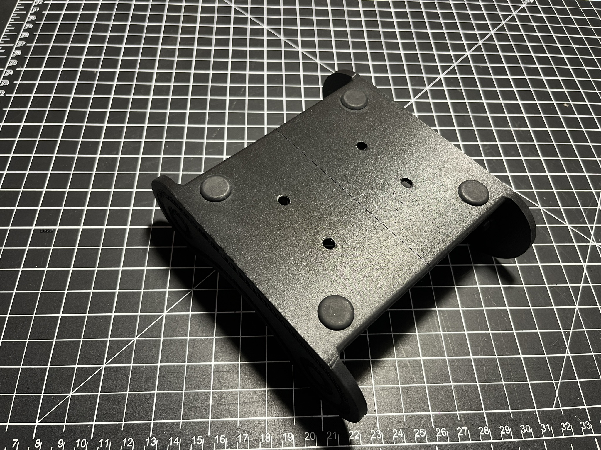 Self-Centering Filament Spool Holder Body with Rubber Feet Holes par ...