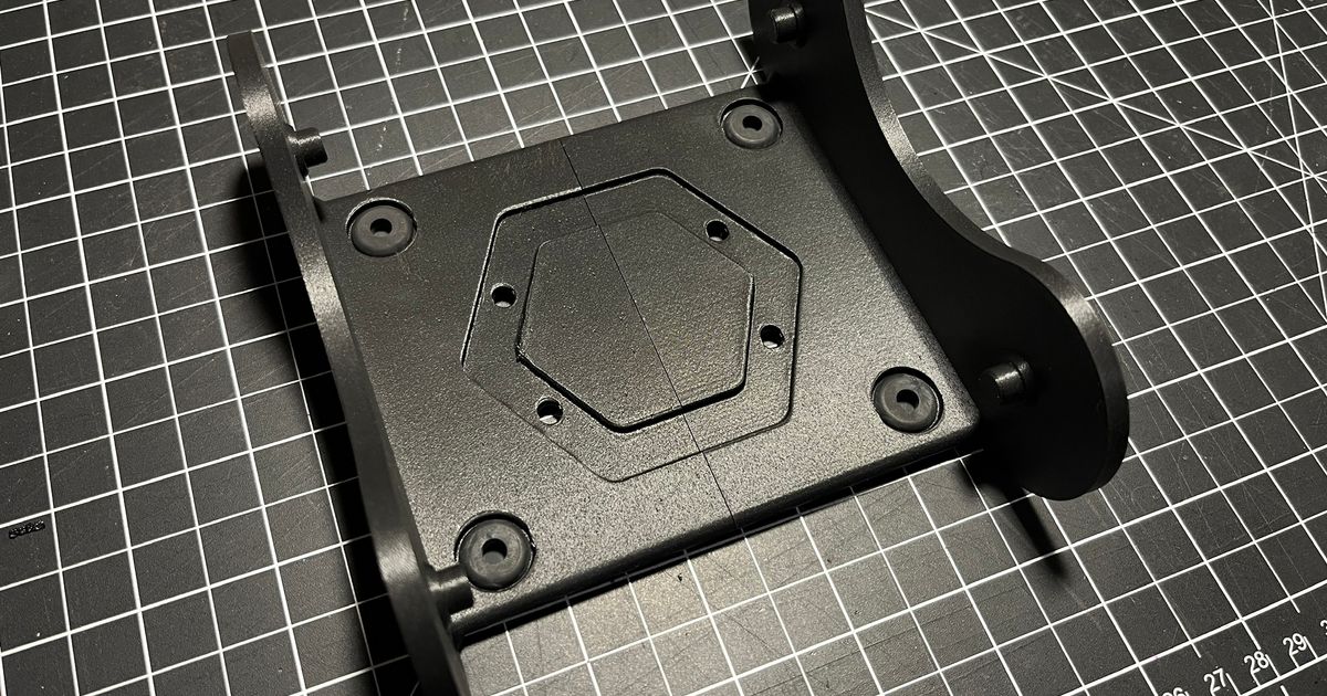 Self-Centering Filament Spool Holder Body with Rubber Feet Holes par ...