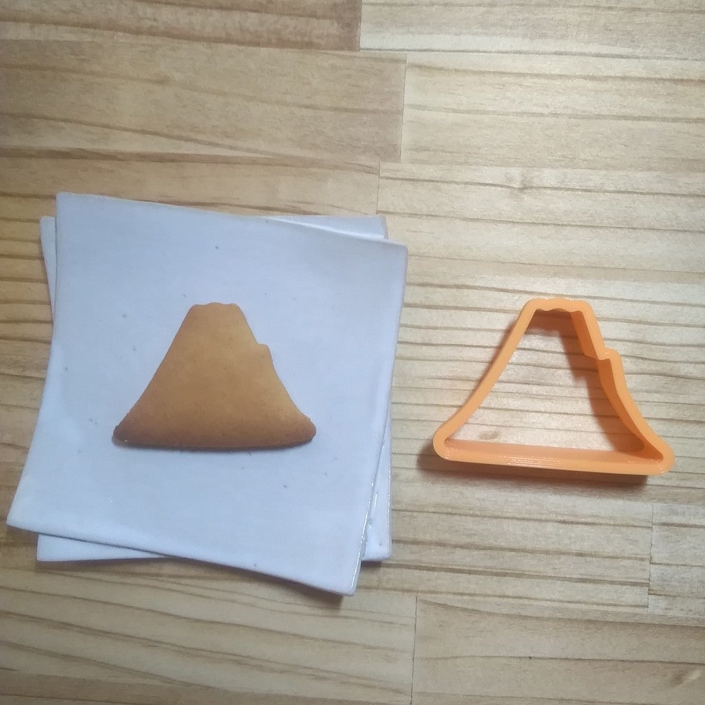 Mt.Fuji Cookie Cutter with Mt.hoei by hectare3D | Download free STL ...