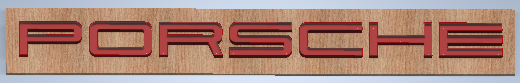 Porsche LED Logo by Tobi | Download free STL model | Printables.com