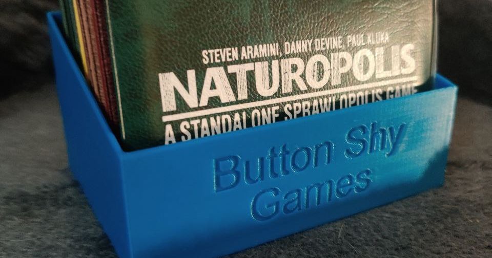 Button Shy and Wallet-style Games Box von PurplePLA | Kostenloses STL-Modell herunterladen ...