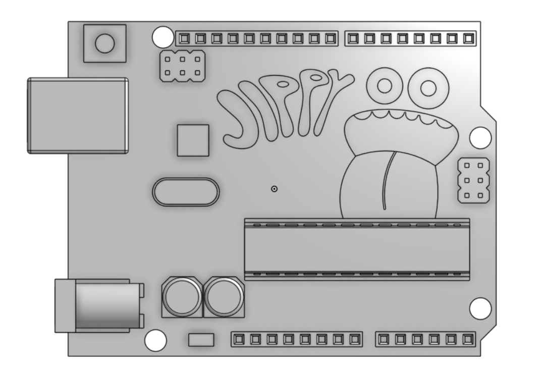 Jippy Arduino Uno R3 By Orange Duster Download Free Stl Model