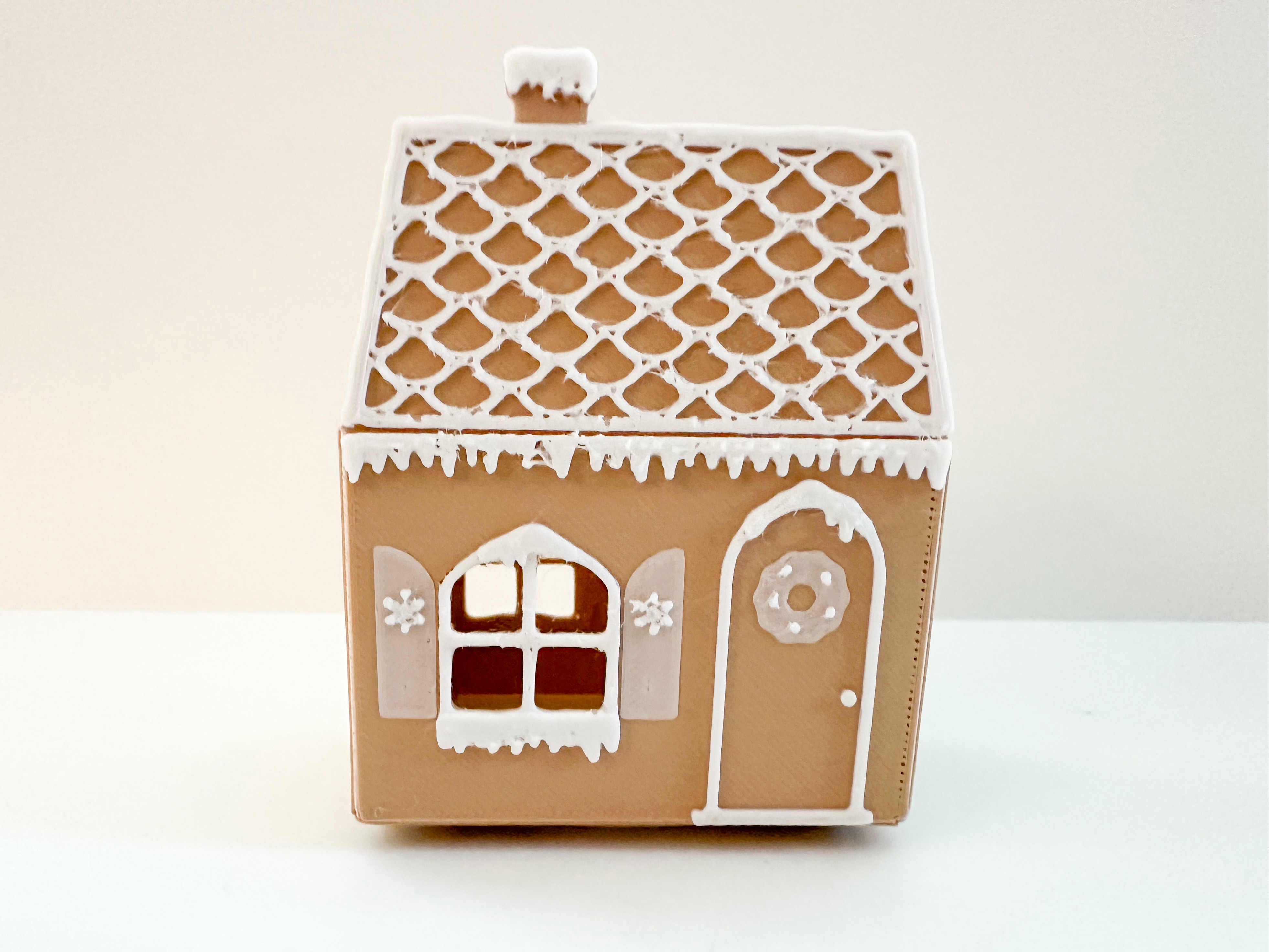 Mini Gingerbread Houses (for tea lights) by 3DPmom | Download free STL ...