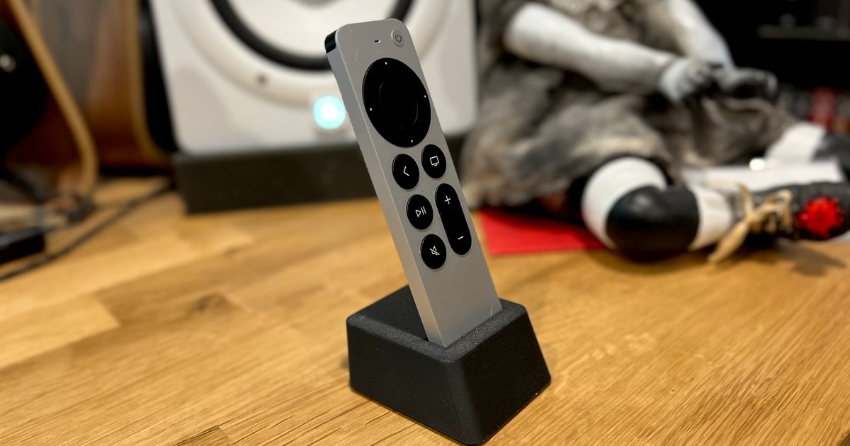 Apple TV Remote minimal stand v2 by AJ Briones | Download free STL ...