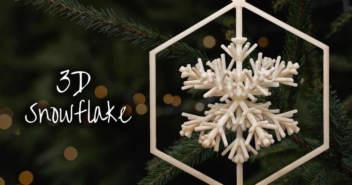 3D Snowflakes by occupied_brain | Download free STL model | Printables.com