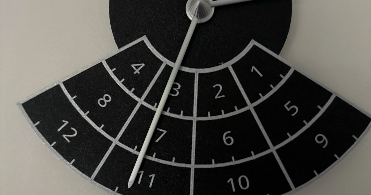 120 Degree Clock by VaughnR | Download free STL model | Printables.com