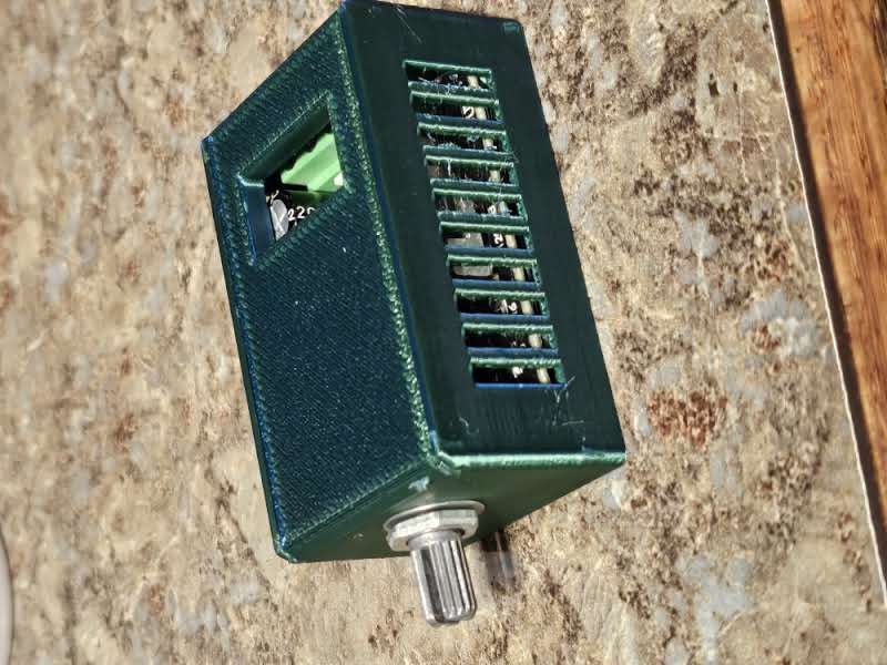 DC Motor Controller Enclosure by Jeffrey Smith | Download free STL ...