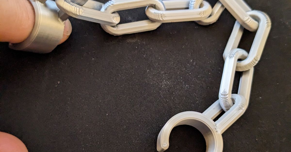 Finger cuffs - Print in place by Bearded Printer | Download free STL ...