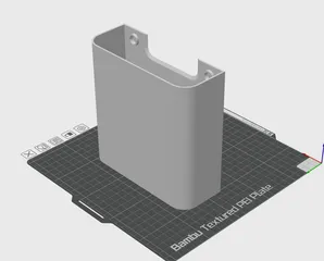 Screw On Poop Chute with Bin Bambulab P1S, P1P by TechX | Download free STL model | Printables.com