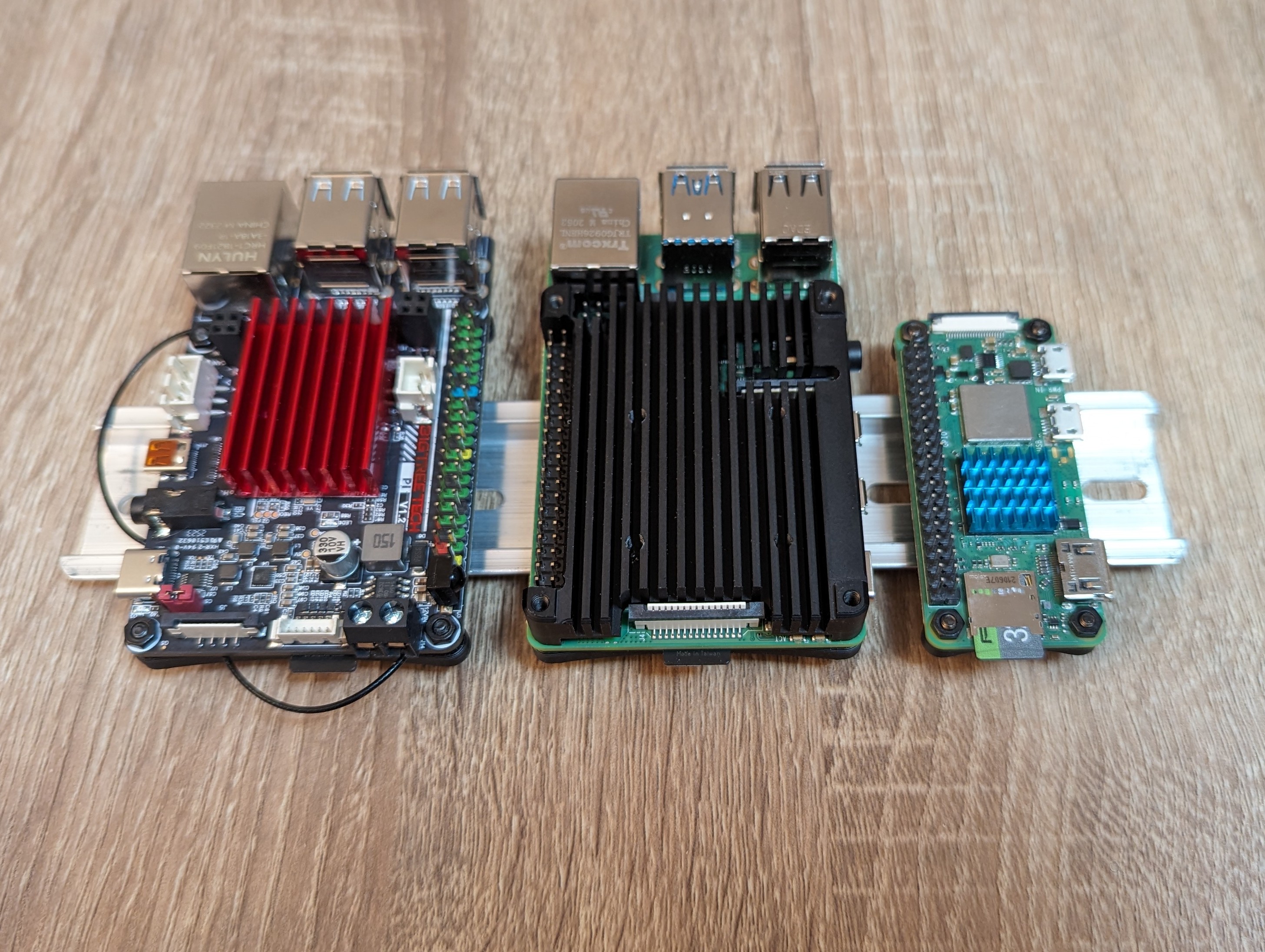 Low-profile DIN Rail Bracket for Raspberry Pi, SKR Pico, and BTT Pi 1.2 ...