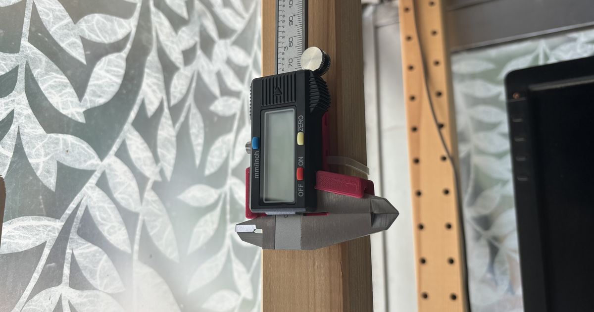 Caliper Holder with Zip-tie Attachment by Isheno | Download free STL ...