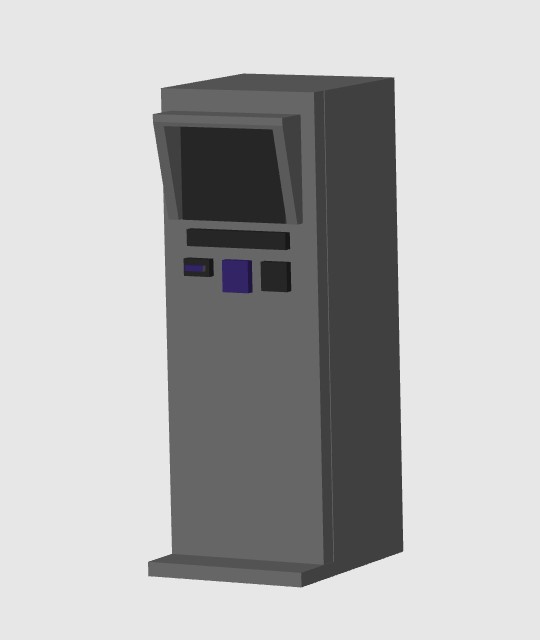 ATM machine 1/14 scale by 75echo | Download free STL model | Printables.com