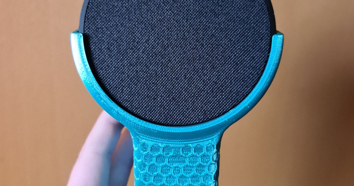 Amazon Echo Pop Socket Mount Easy Print By Hedo3d Download Free Stl