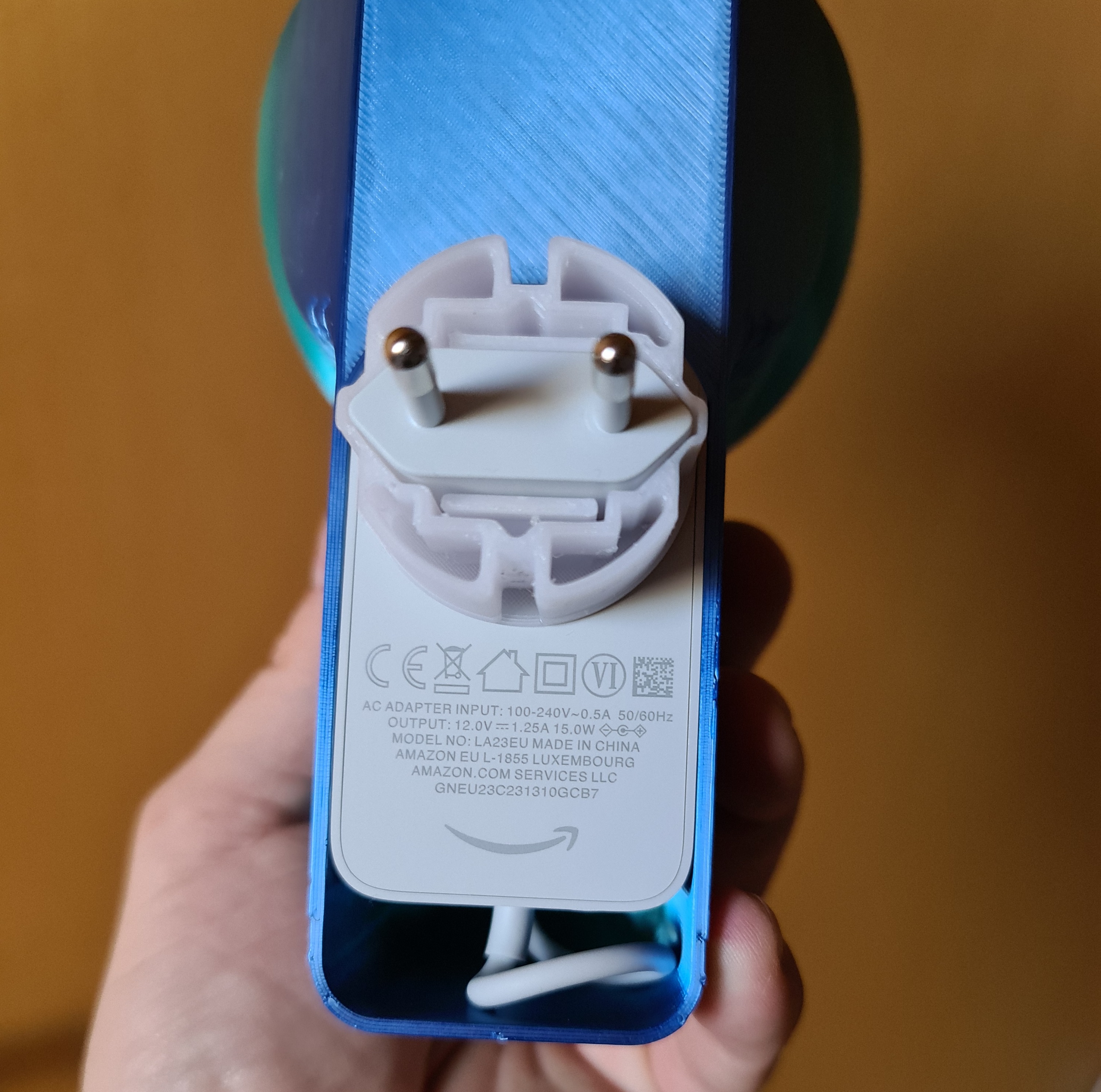 amazon echo pop socket mount (easy print) by Hedo3D | Download free STL ...