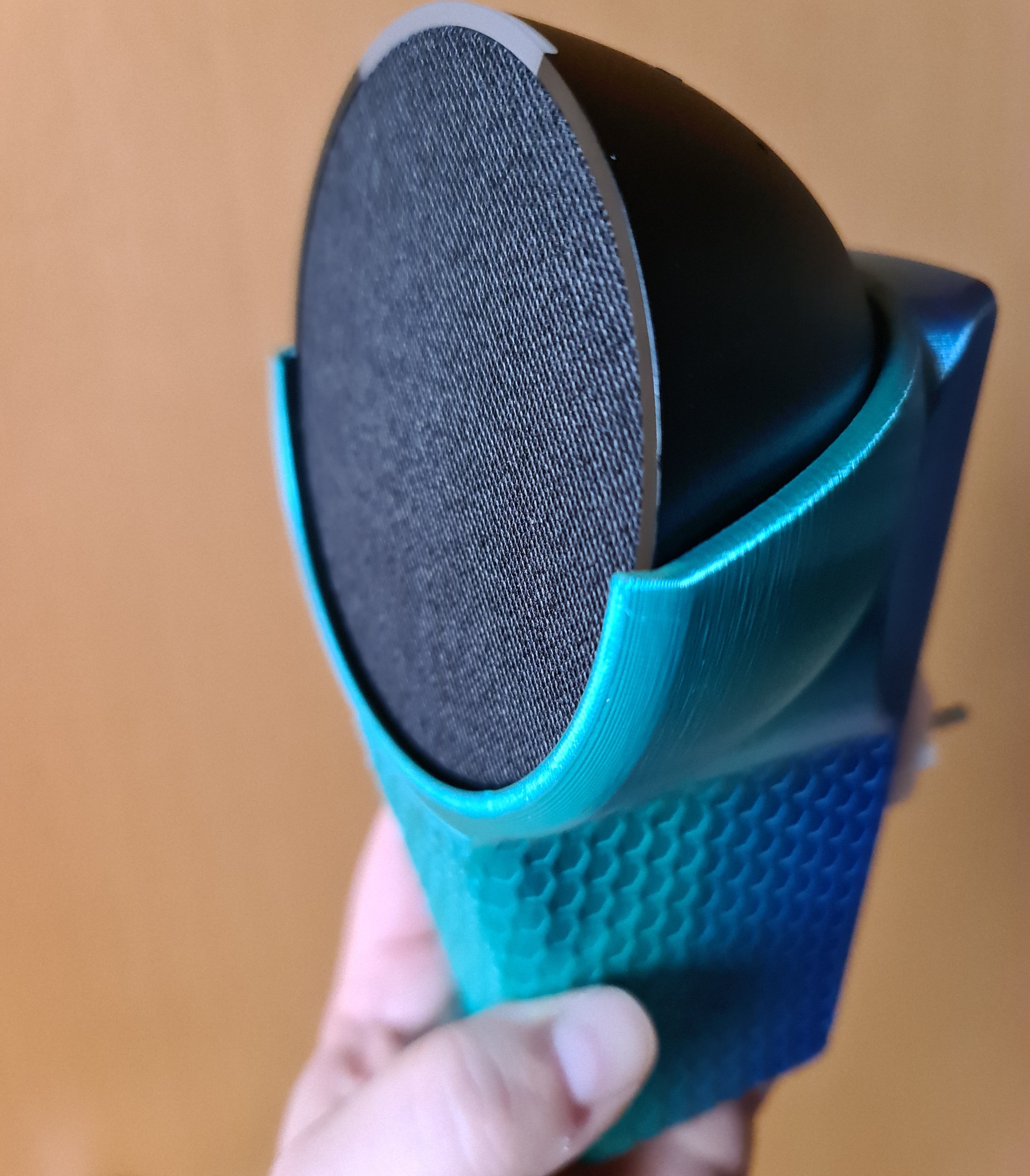 amazon echo pop socket mount (easy print) by Hedo3D | Download free STL ...