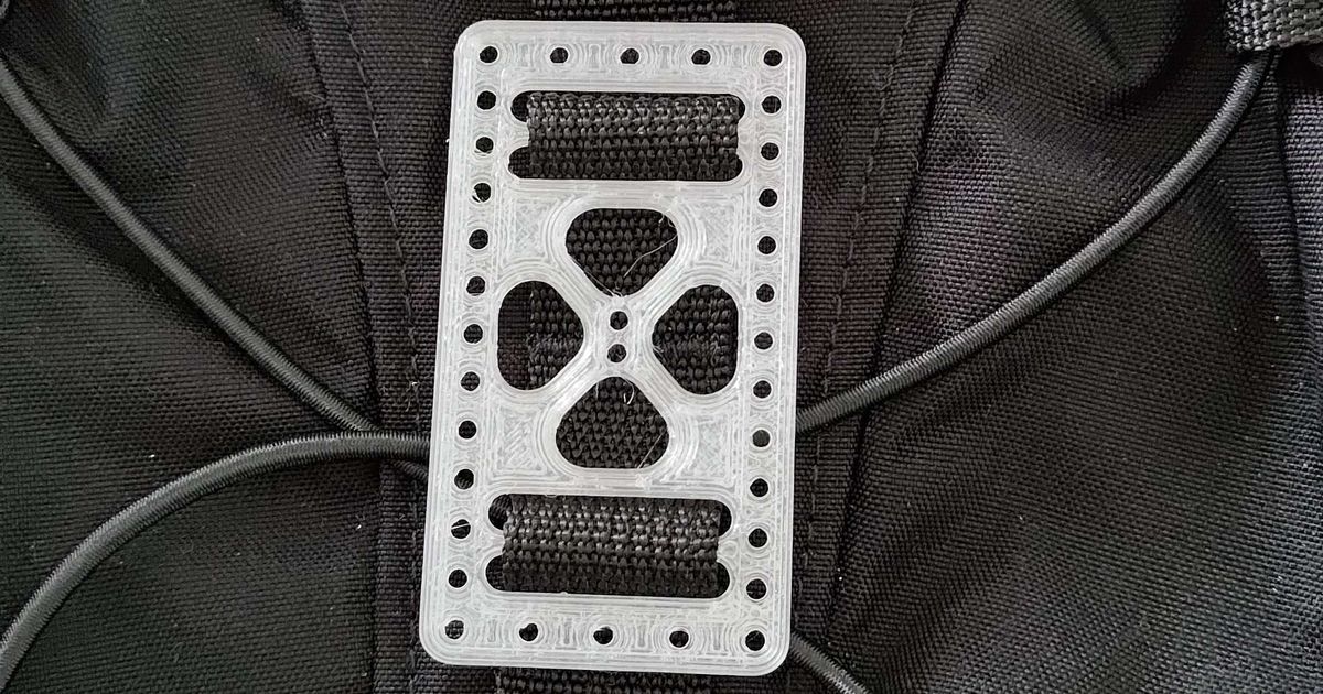 MOLLE Mount/Adapter for patches/badges by JacekRyjanPlz | Download free ...