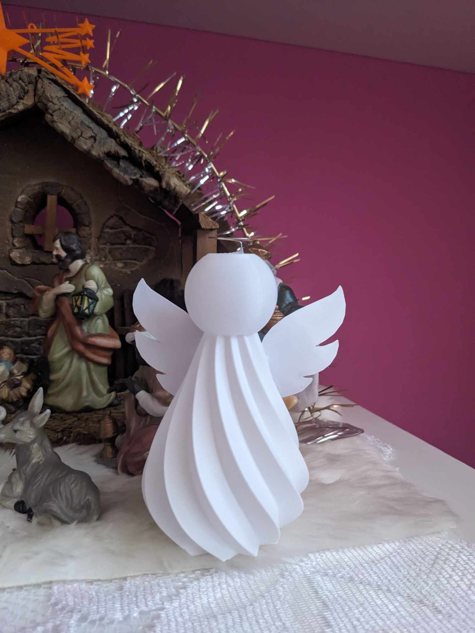 Tea Light Angel (Vase Mode) by kaskqoo | Download free STL model ...